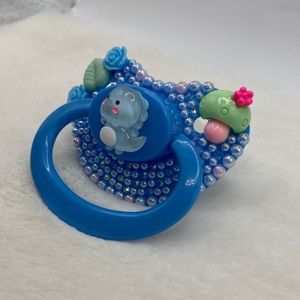 Handmade | Other | Blue Dinosaur Adult Pacifier | Poshmark